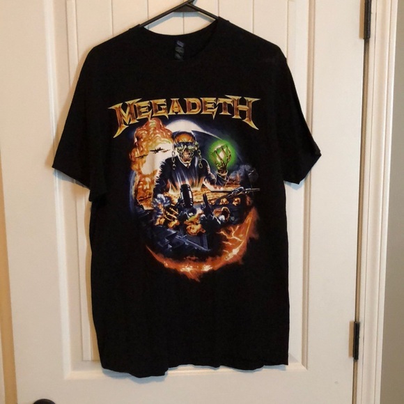 Hot Topic | Shirts | Megadeth Band Shirt Sz L | Poshmark